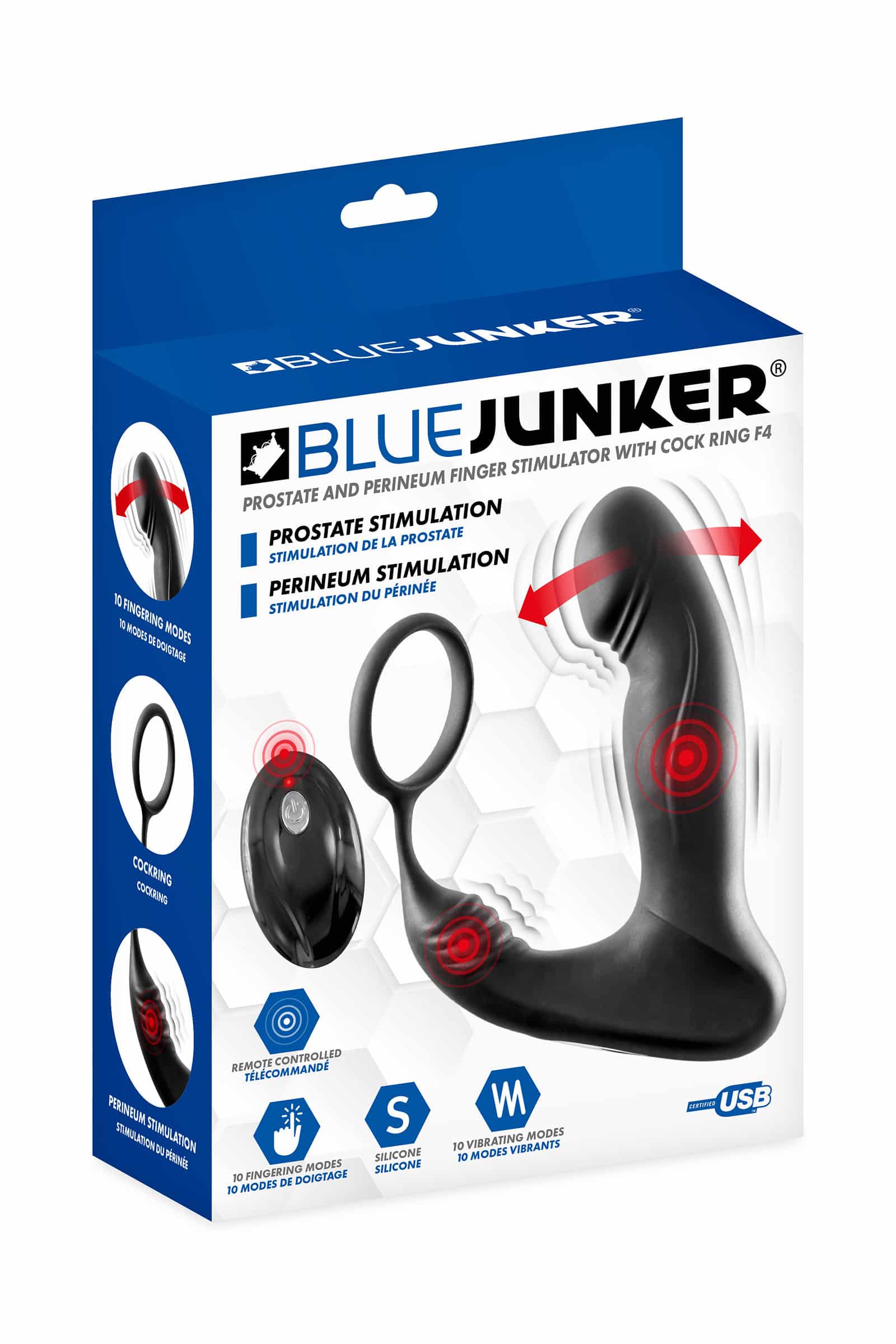 Blue Junker Prostate Perineum Stimulator