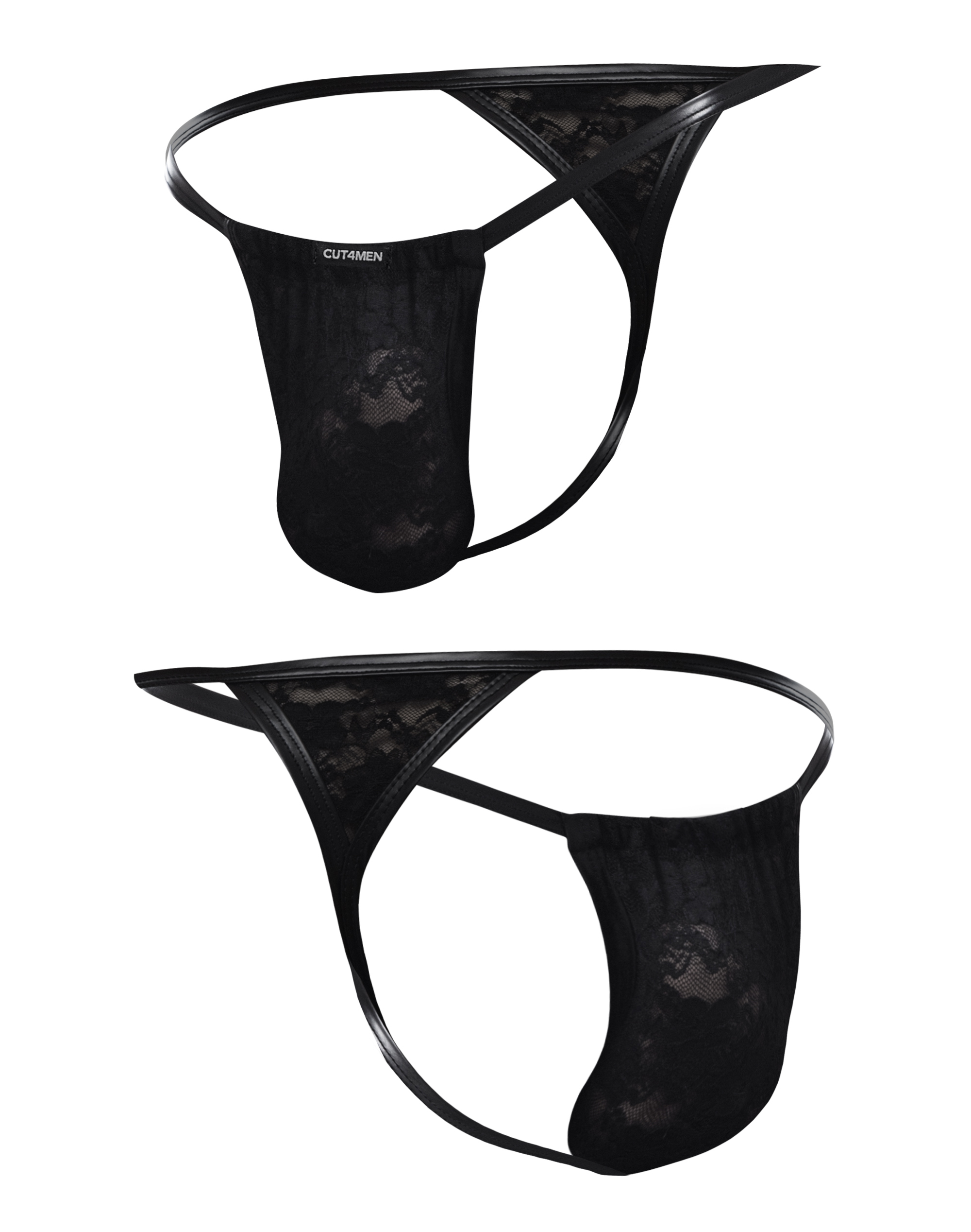 Strings Sexy Noir – Confort Élastique